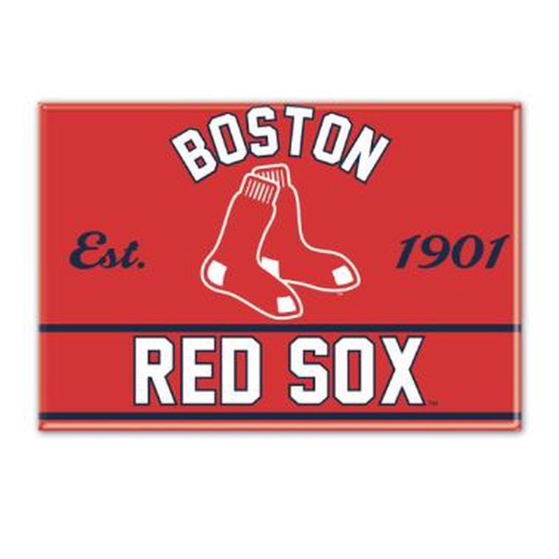 Magnet Boston Red Sox Metal 25x35 Cardiacs Sports And Memorabilia