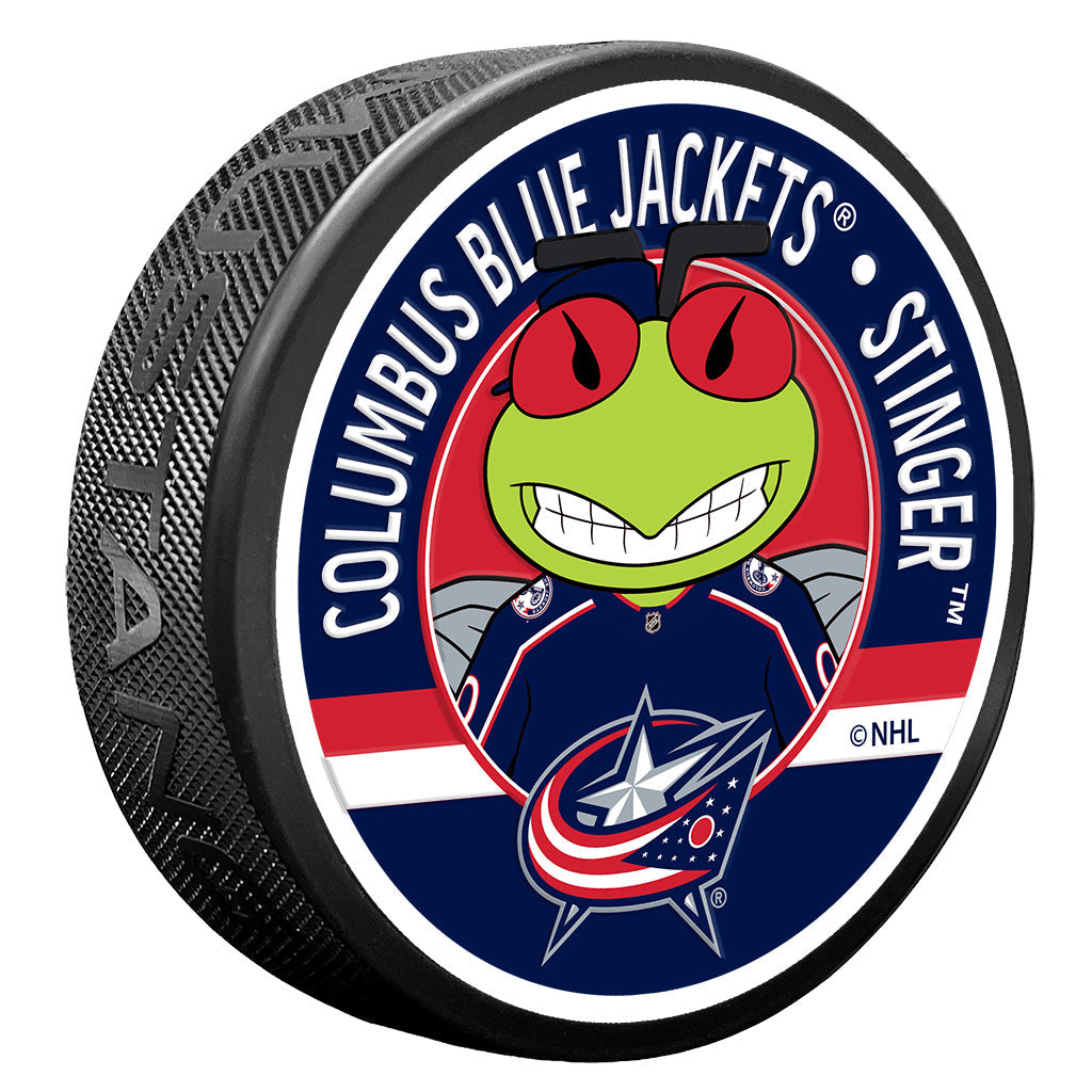 Columbus Blue Jackets Stinger Mascot Textured Puck – CARDIACS Sports & Memorabilia