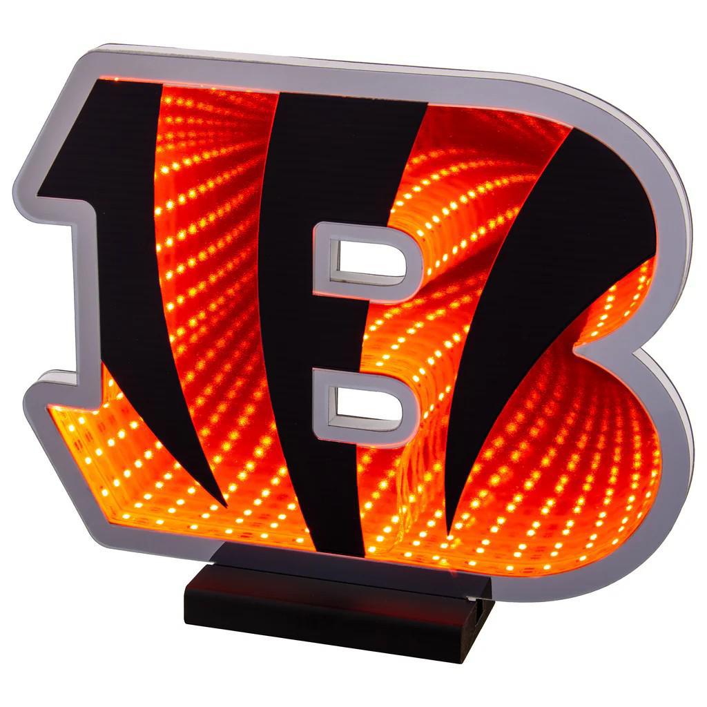 Cincinnati Bengals LED Infinity Logo Light – Official 3D Effect Lamp ...