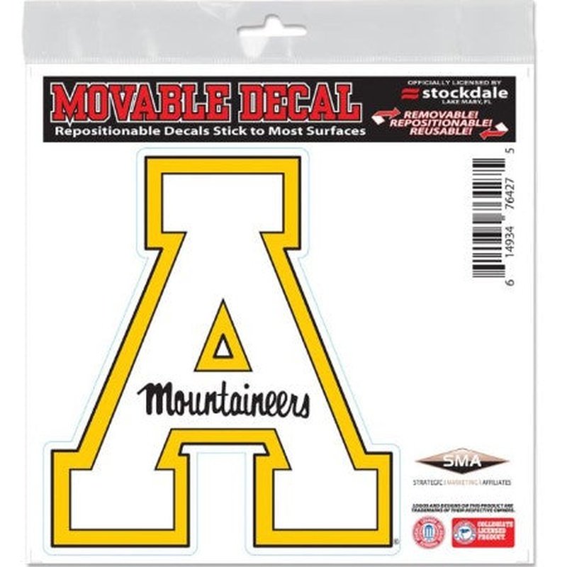 Decal: Appalachian State Mountaineers 6"x6" – CARDIACS Sports & Memorabilia