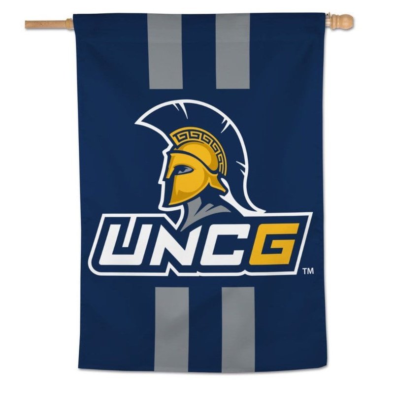 Flag: UNCG Spartans - Vertical – CARDIACS Sports & Memorabilia