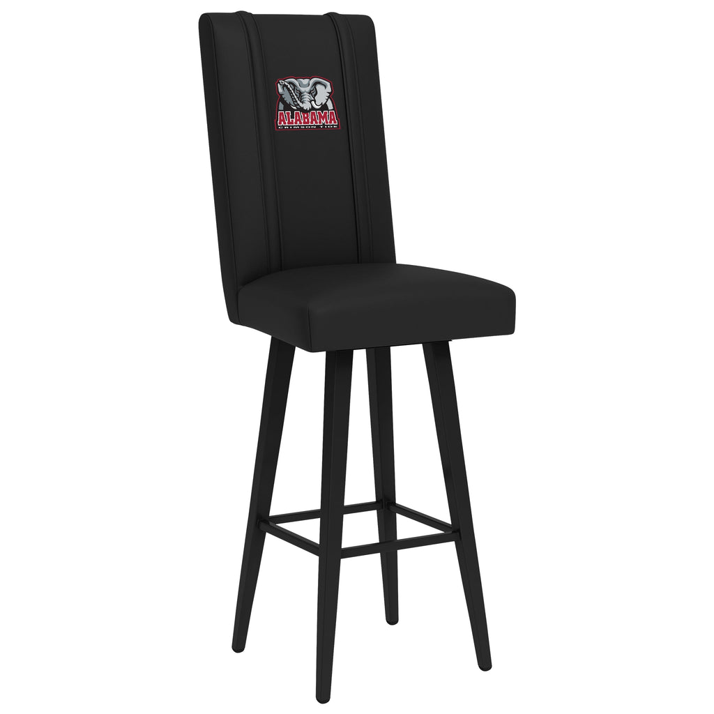 Swivel Bar Stool 2000 with Alabama Crimson Tide Elephant Logo ...