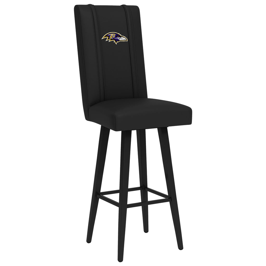 Swivel Bar Stool 2000 with Baltimore Ravens Primary Logo – CARDIACS ...