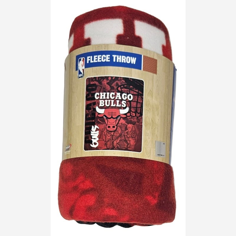 Blanket: Chicago Bulls- 50x60, Fleece – CARDIACS Sports & Memorabilia
