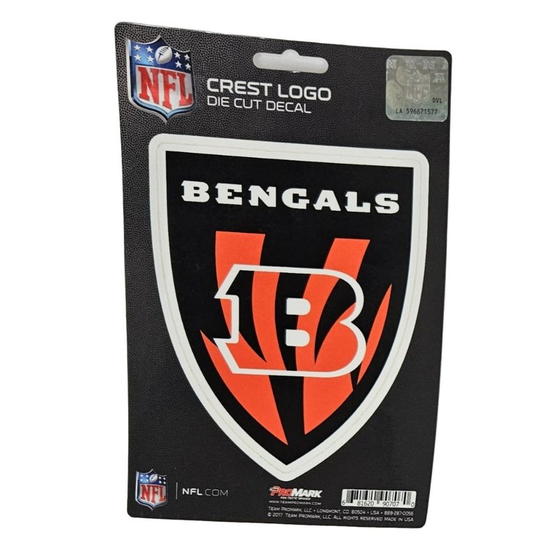 Cincinnati Bengals Crest Logo Decal – CARDIACS Sports & Memorabilia