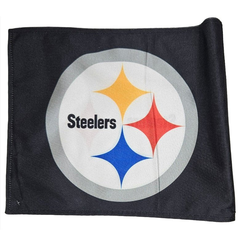 Car Flag: Pittsburgh Steelers- Black – CARDIACS Sports & Memorabilia