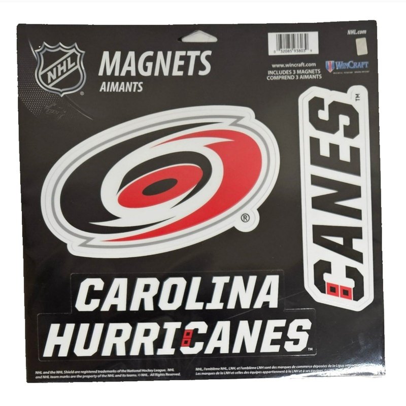 Decal: Carolina Hurricanes Fan Magnet 11" x 11" – CARDIACS Sports ...