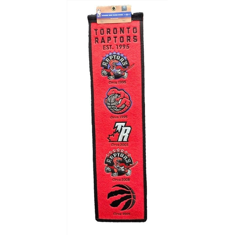 Banner: Toronto Raptors- Heritage – CARDIACS Sports & Memorabilia