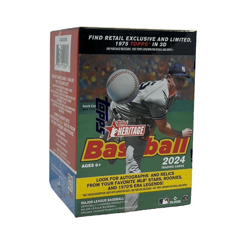 2024 Topps Heritage Baseball Blaster Box – CARDIACS Sports & Memorabilia