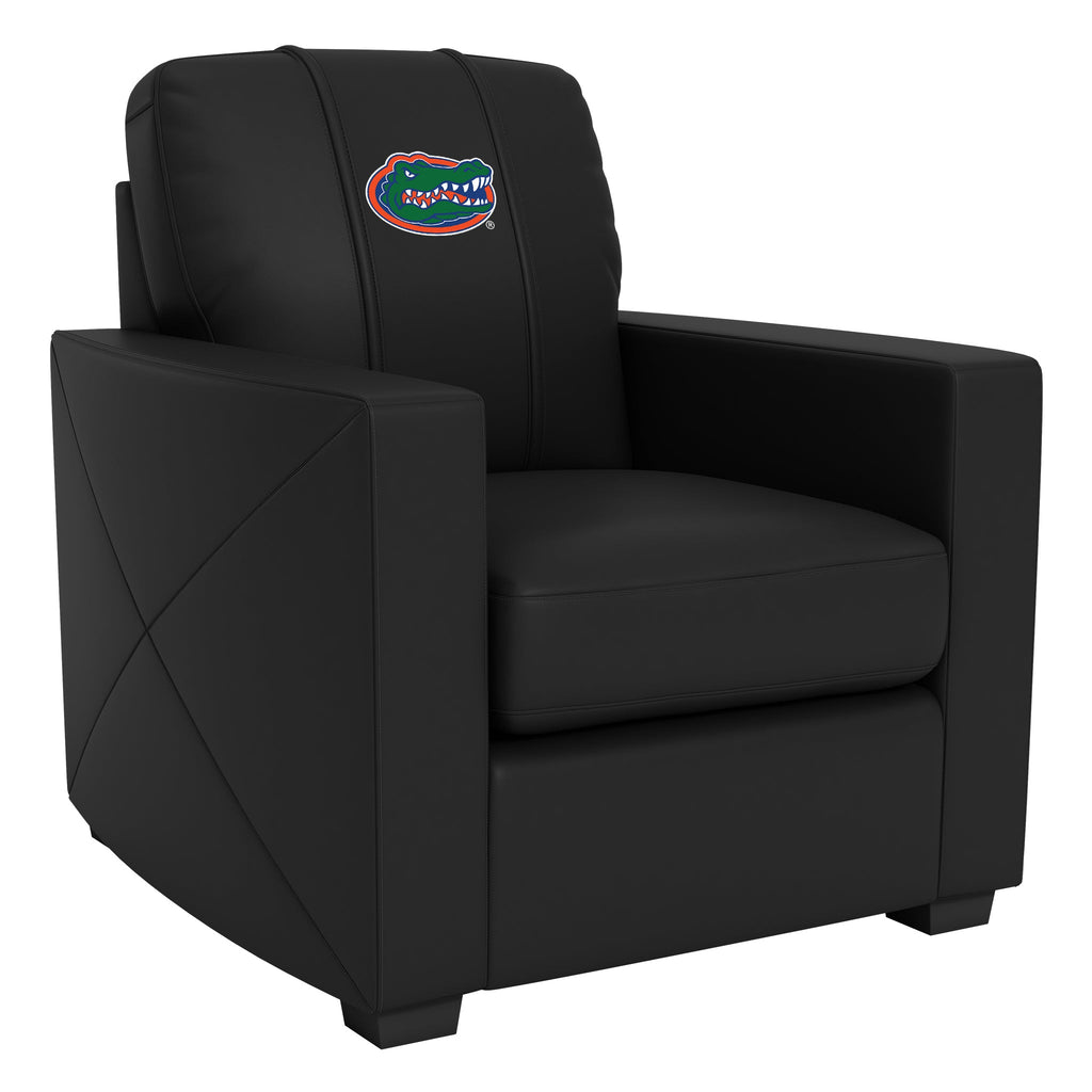 Silver Club Chair with Florida Gators Primary Logo Panel – CARDIACS ...