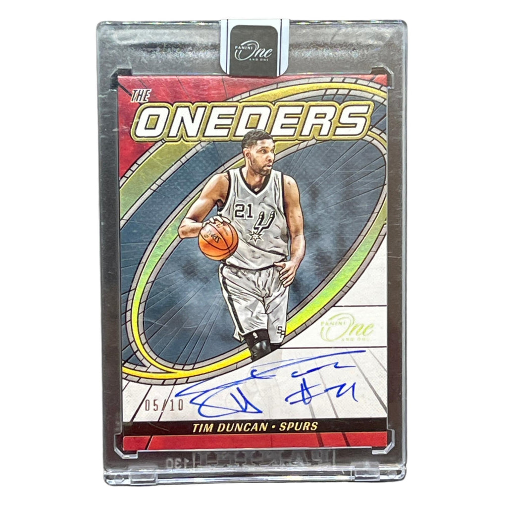 Tim Duncan 2023-24 Panini One and One Auto /10 | On-Card Autograph #05/ ...