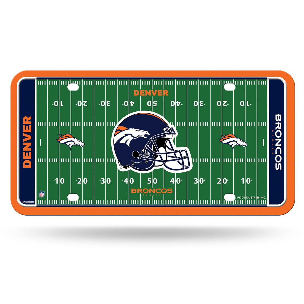 Denver Broncos Mile High Stadium License Plate – Metal – CARDIACS ...