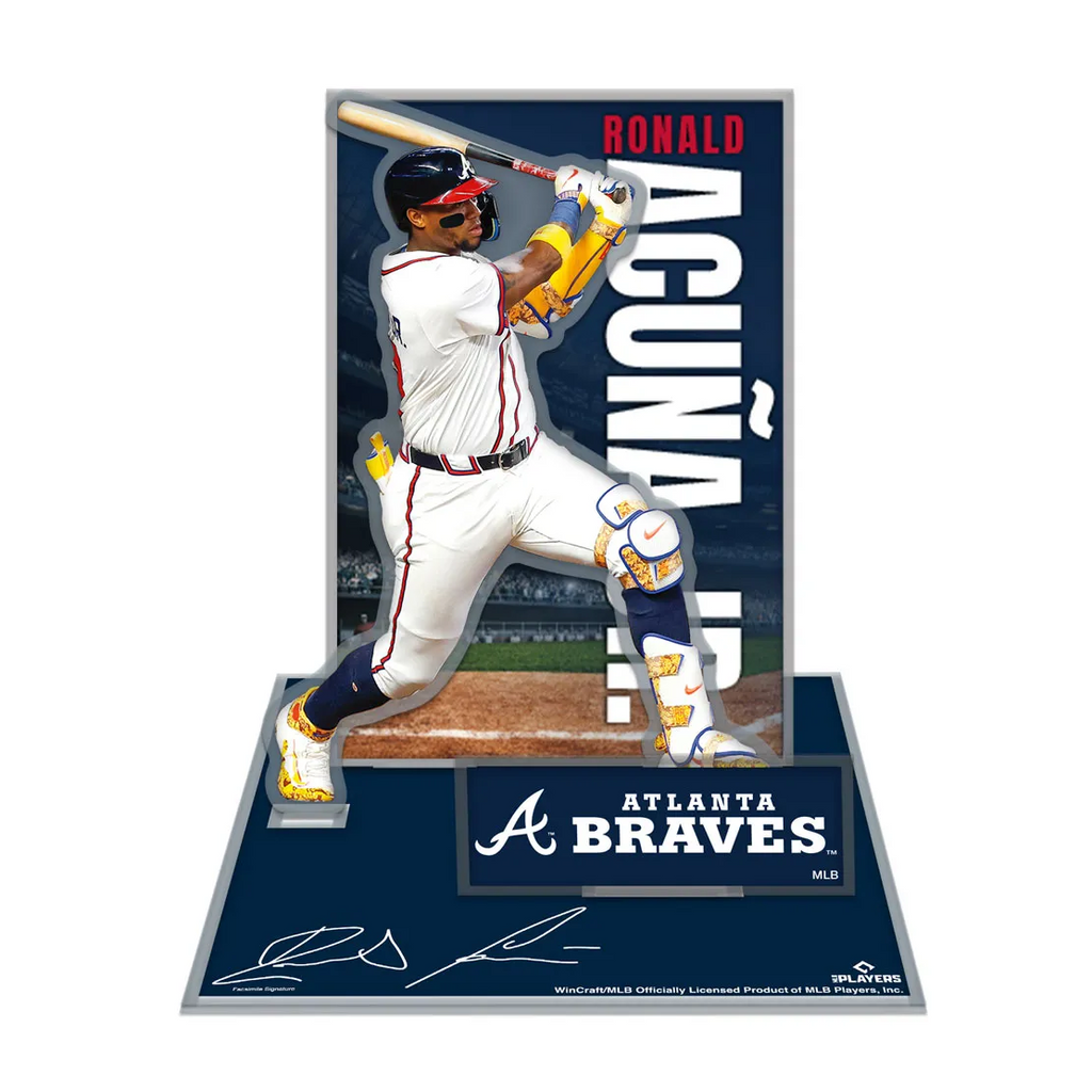 Ronald Acuña Jr. Atlanta Braves Acrylic Stand-Up Set | Official 3D ...