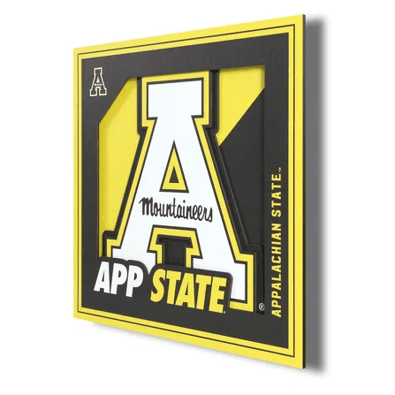 Wall Art: Appalachian State Mountaineers Logo Series 12"x12" – CARDIACS ...