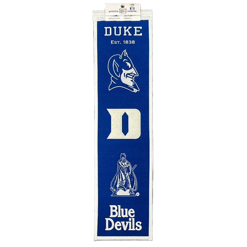 Banner: Duke Blue Devils- Heritage – CARDIACS Sports & Memorabilia