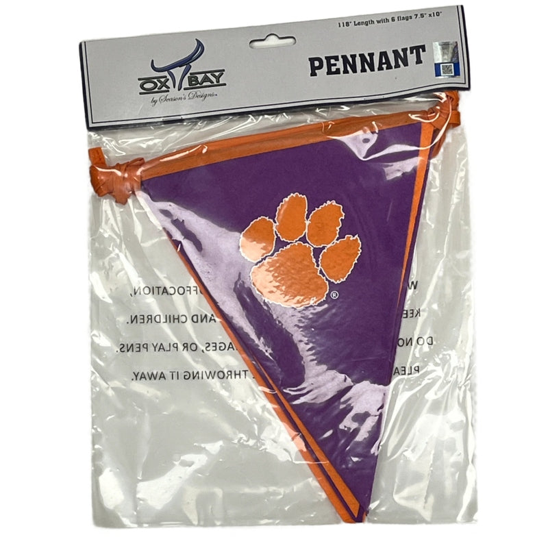 Small Pennant Banner: Clemson Tigers – CARDIACS Sports & Memorabilia