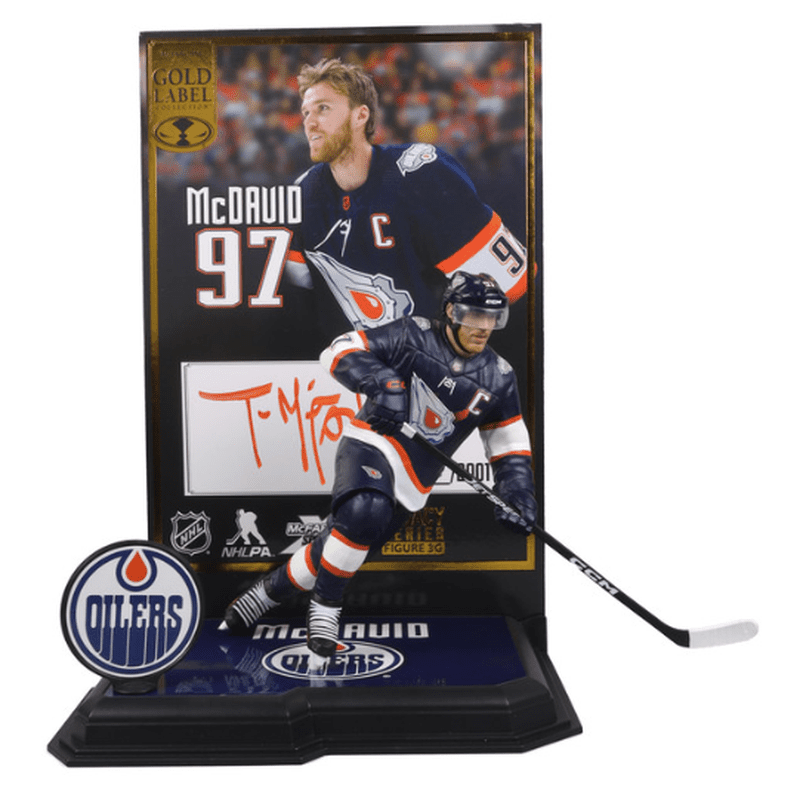 Figure: Connor McDavid - Edmonton Oilers - Gold Label Collection ...