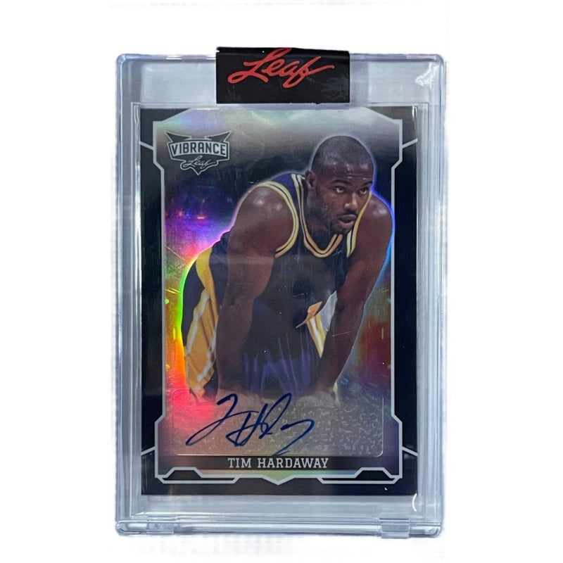 Tim Hardaway Leaf Vibrance Autograph #BA-TH1 – CARDIACS Sports ...