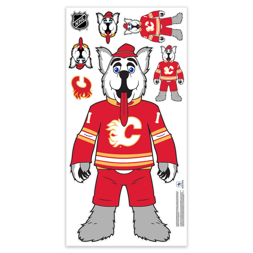 Calgary Flames Repositionable Wall Decal Set - Mascot – CARDIACS Sports ...