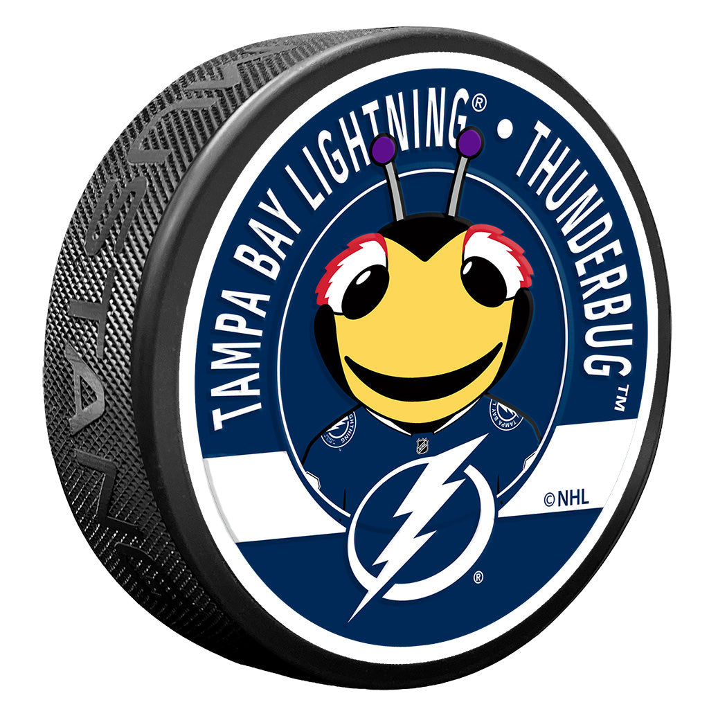 Tampa Bay Lightning Thunderbug Mascot Textured Puck – CARDIACS Sports ...