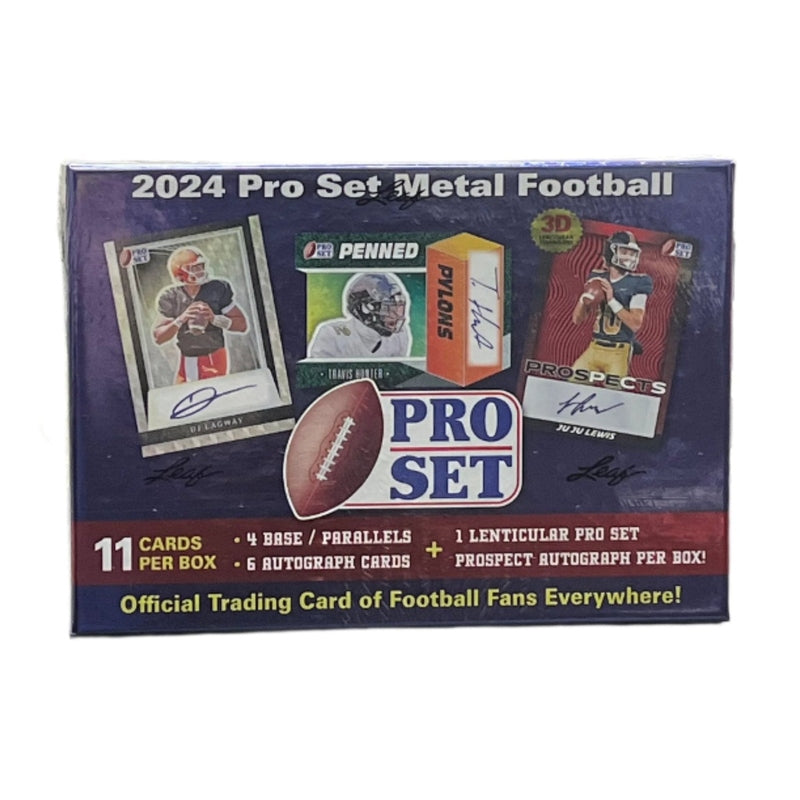 2024 Pro Set Metal Football Hobby Box – CARDIACS Sports & Memorabilia