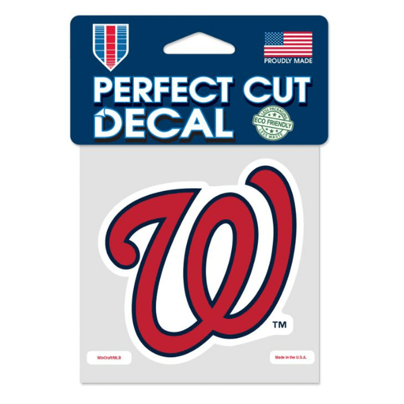 Washington Nationals "W" Logo Decal – Durable Outdoor Vinyl Sticker ...