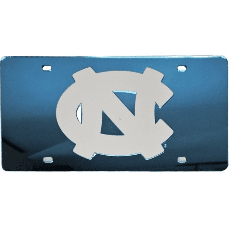 UNC Tar Heels Blue License Plate – Official Acrylic Plate with Vibrant ...