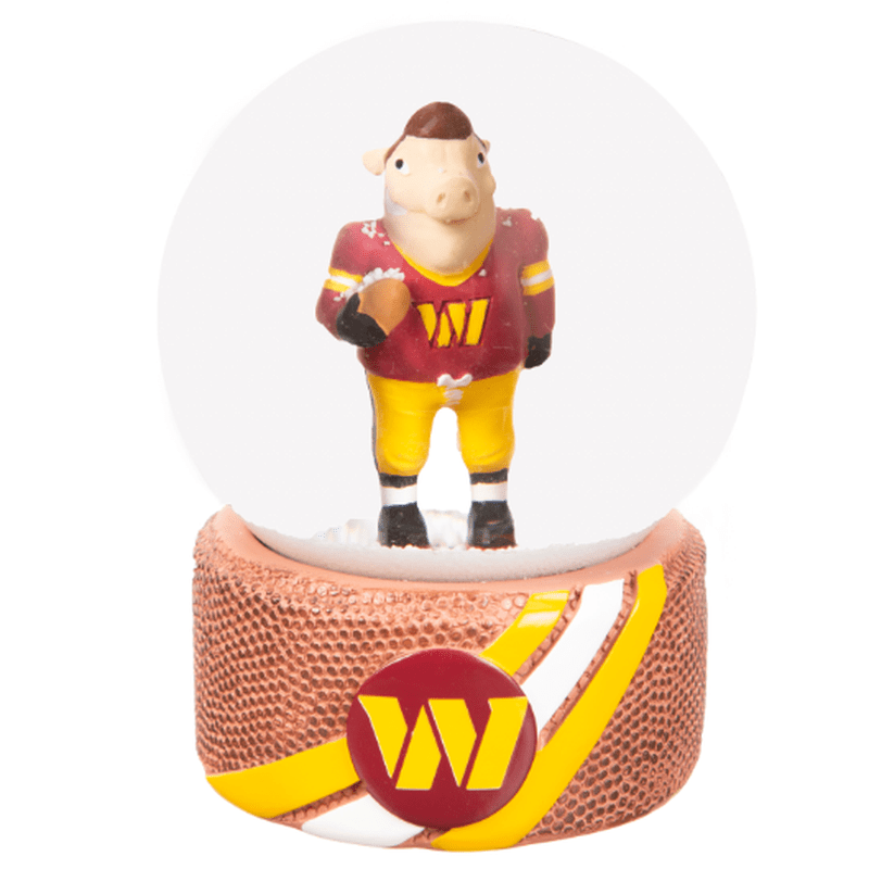Water Globe: Washington Commanders – CARDIACS Sports & Memorabilia