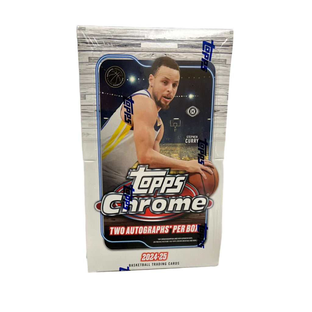 2024-25 Topps Chrome Basketball Hobby Box – CARDIACS Sports & Memorabilia