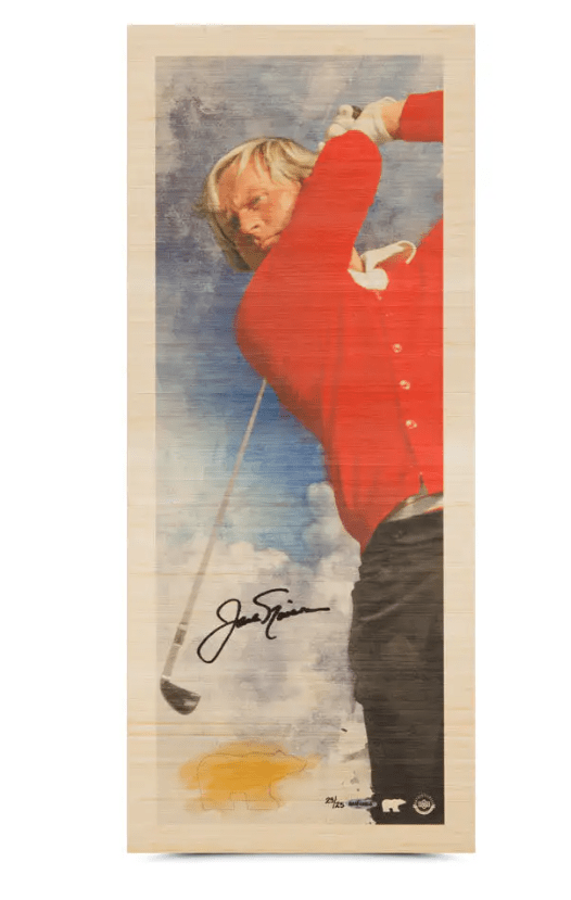 Jack Nicklaus Autographed “Fearless” Bamboo Print – CARDIACS Sports ...