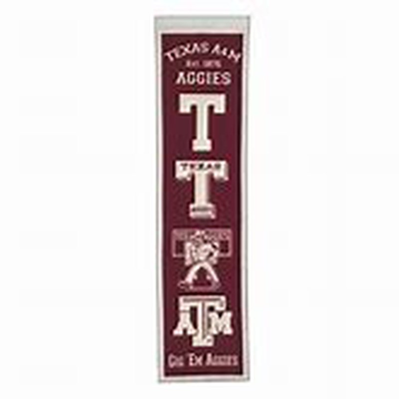 Banner: TX A&M Aggies- Heritage – CARDIACS Sports & Memorabilia