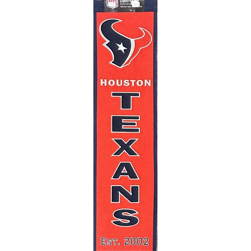 Banner: Houston Texans- Heritage – CARDIACS Sports & Memorabilia