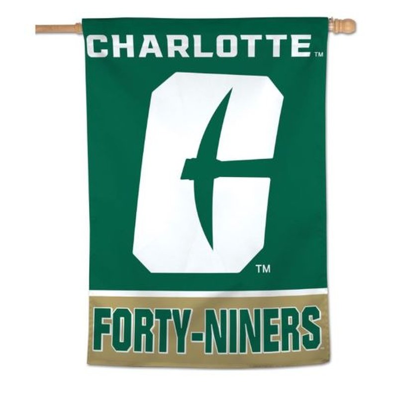 House Flag: UNC Charlotte 28" x 40" – CARDIACS Sports & Memorabilia