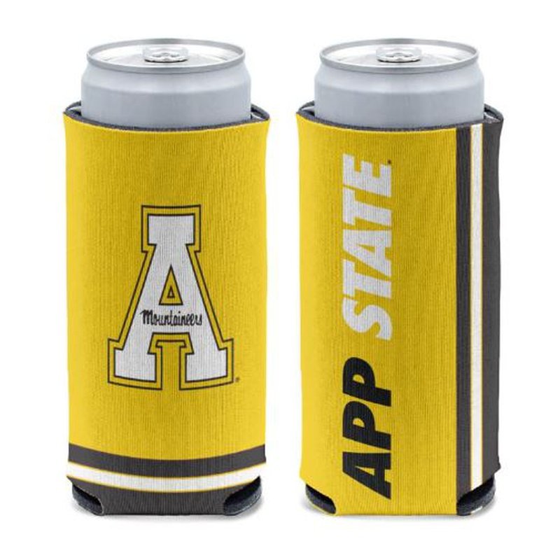 Koozie: App State- Slim Design 2 Sided – CARDIACS Sports & Memorabilia