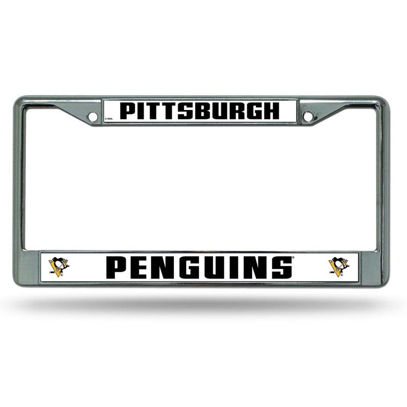 License Plate Frame: Pittsburgh Penguins – CARDIACS Sports & Memorabilia