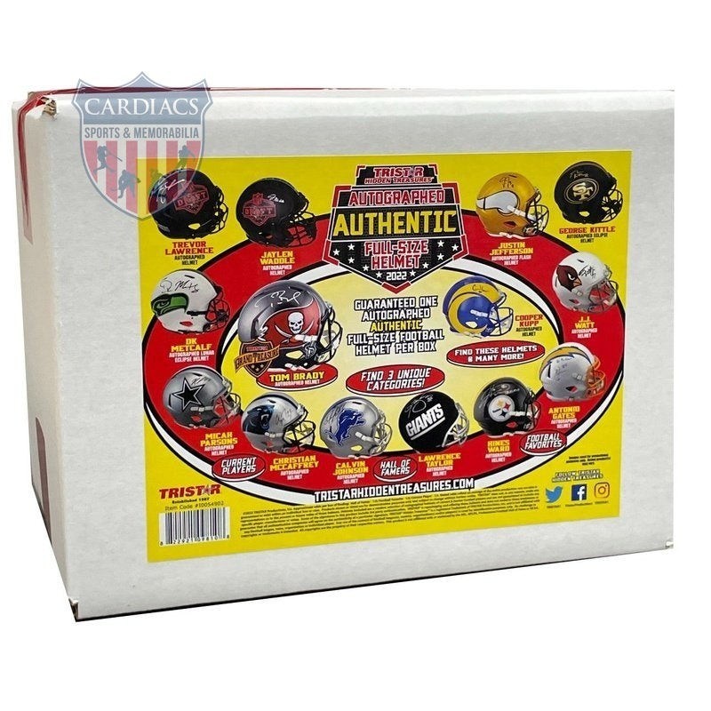 2022 TriStar Hidden Treasure Authentic Autograph Football Helmet ...