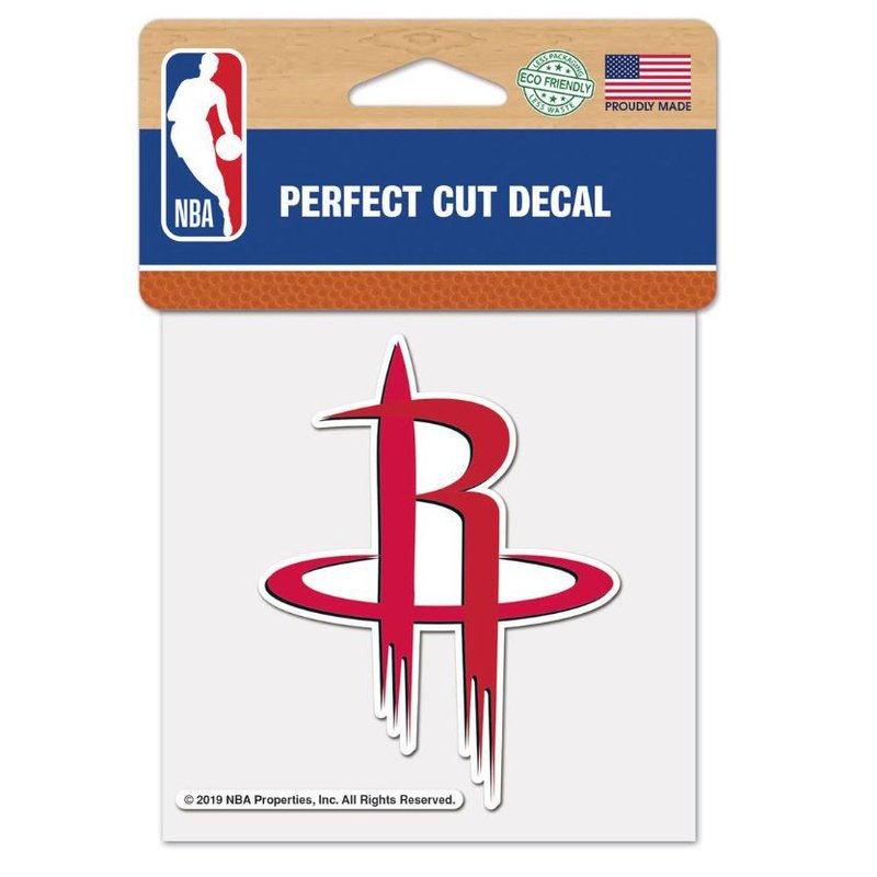 Decal: Houston Rockets 4"x4" – CARDIACS Sports & Memorabilia