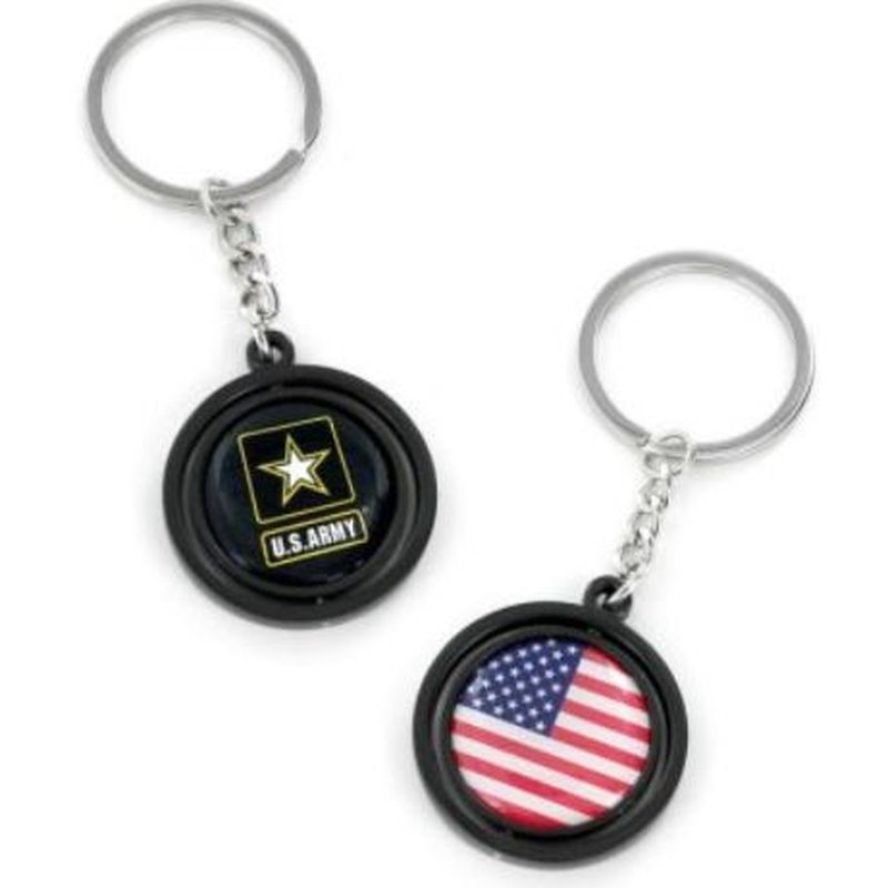 Key Ring: US Army - Spinner – CARDIACS Sports & Memorabilia