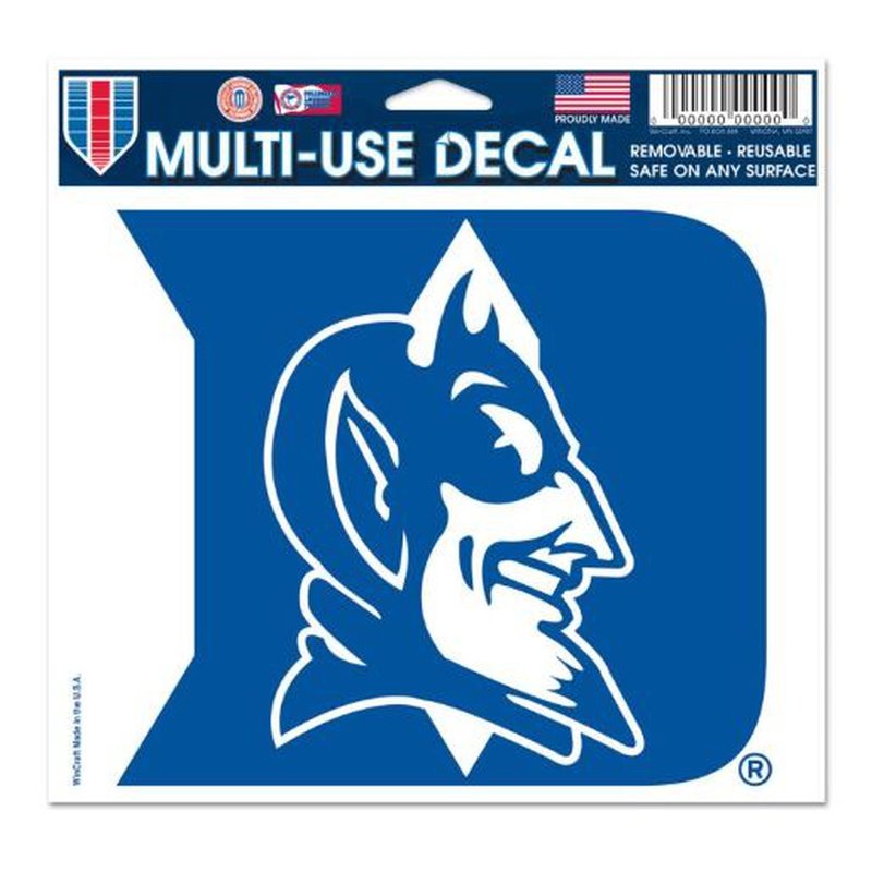 Decal: Duke Blue Devils Multi-Use 5"x6" – CARDIACS Sports & Memorabilia