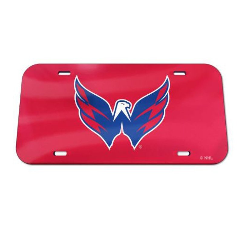 License Plate: Washington Capitals - Red – CARDIACS Sports & Memorabilia