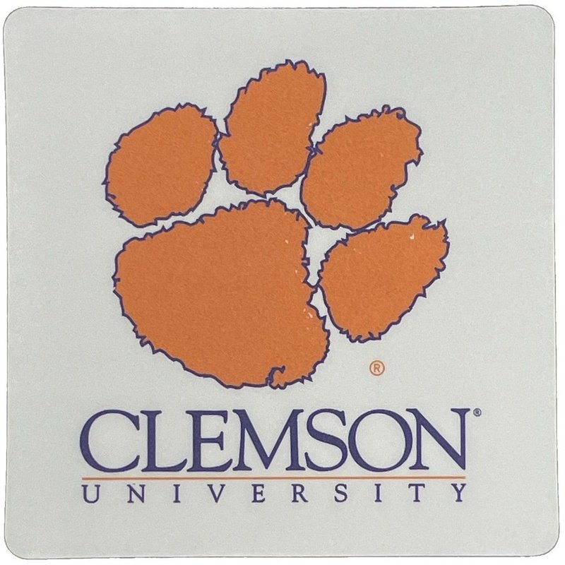 Foam Coaster: Clemson (set of 2) – CARDIACS Sports & Memorabilia