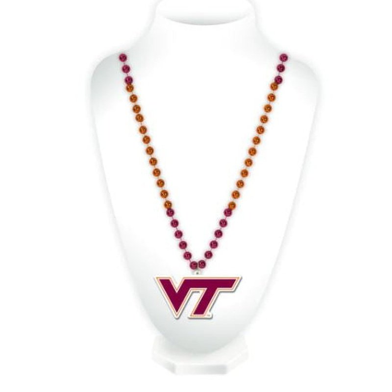 Necklace: Virginia Tech - Sports Beads with Medallion – CARDIACS Sports ...
