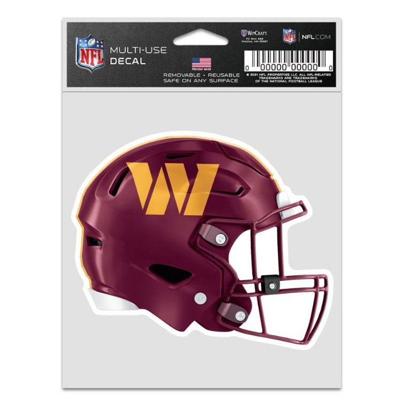 Decal: Washington Commanders – CARDIACS Sports & Memorabilia